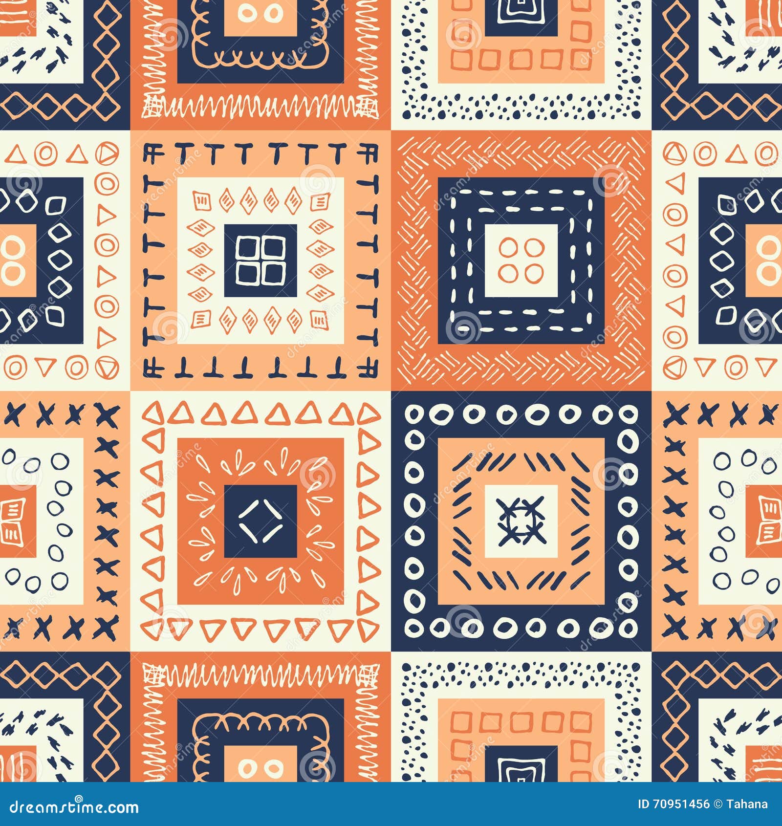 Seamless Folk Art Vector Pattern - Polish Traditional Repetitive Design ...