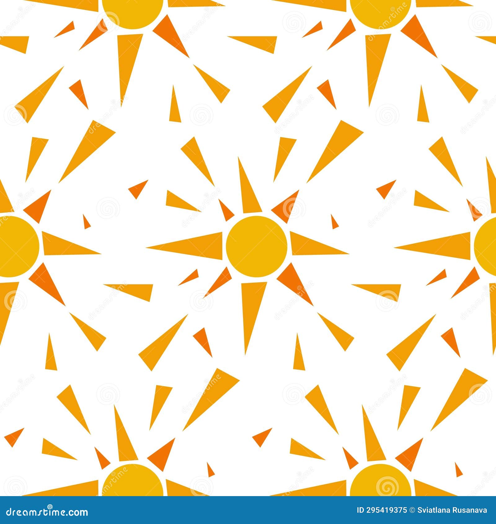 Vector Hand-drawn Seamless Pattern, Sunny Background, Sunny Drawings ...