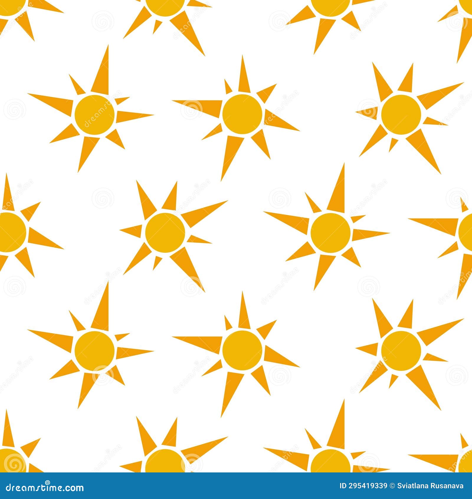 Vector Hand-drawn Seamless Pattern, Sunny Background, Sunny Drawings ...