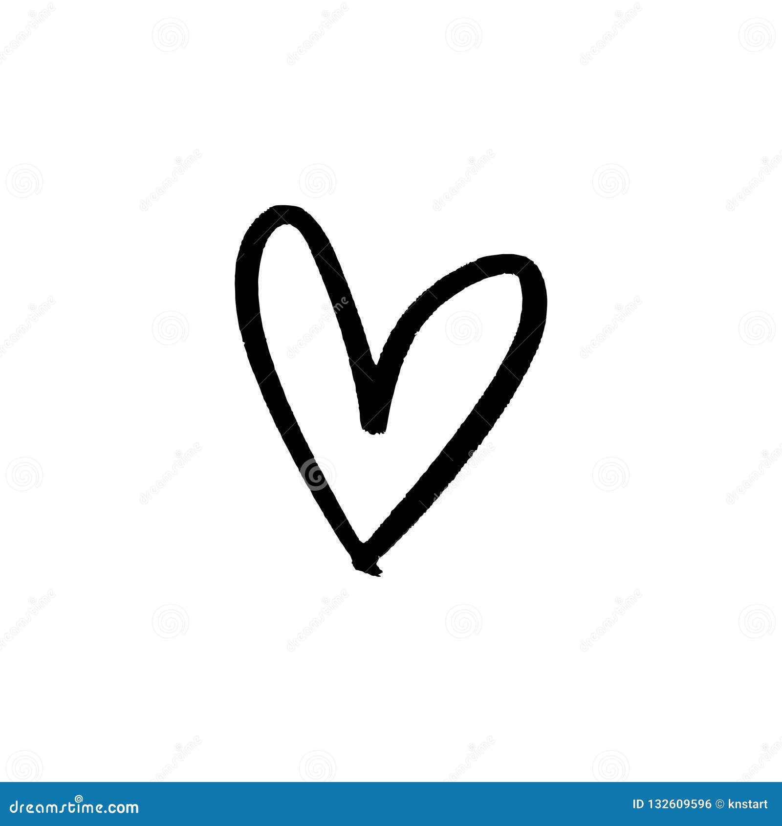 Vector Hand Drawn Simple Cute Heart Illustration Stock Illustration ... Vector Hand Drawn Simple Cute Heart Illustration Stock Illustration ...