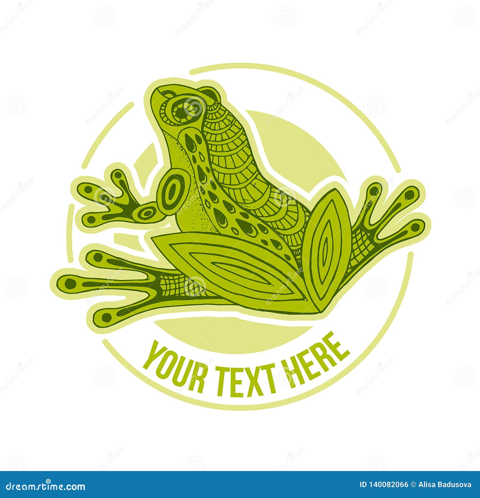 Frog Illustration Logos Sign Mark Vector Trend | CartoonDealer.com ...