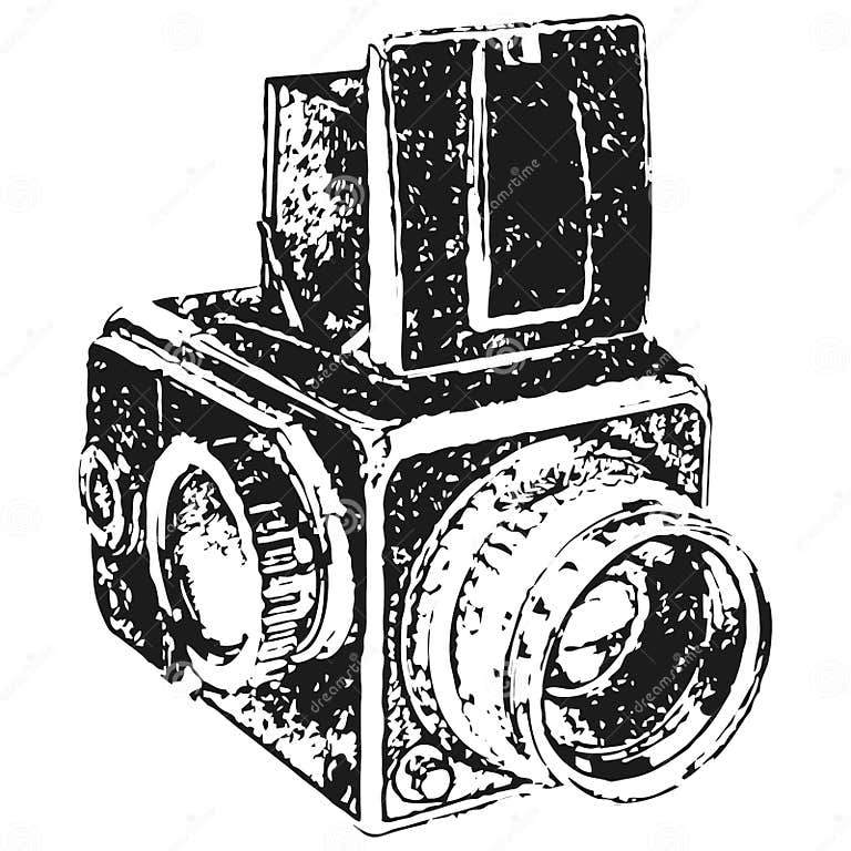 Vector Hand Drawn Sketch Pattern Professional SLR Camera. Stock Vector ... Vector Hand Drawn Sketch Pattern Professional SLR Camera. Stock Vector ...