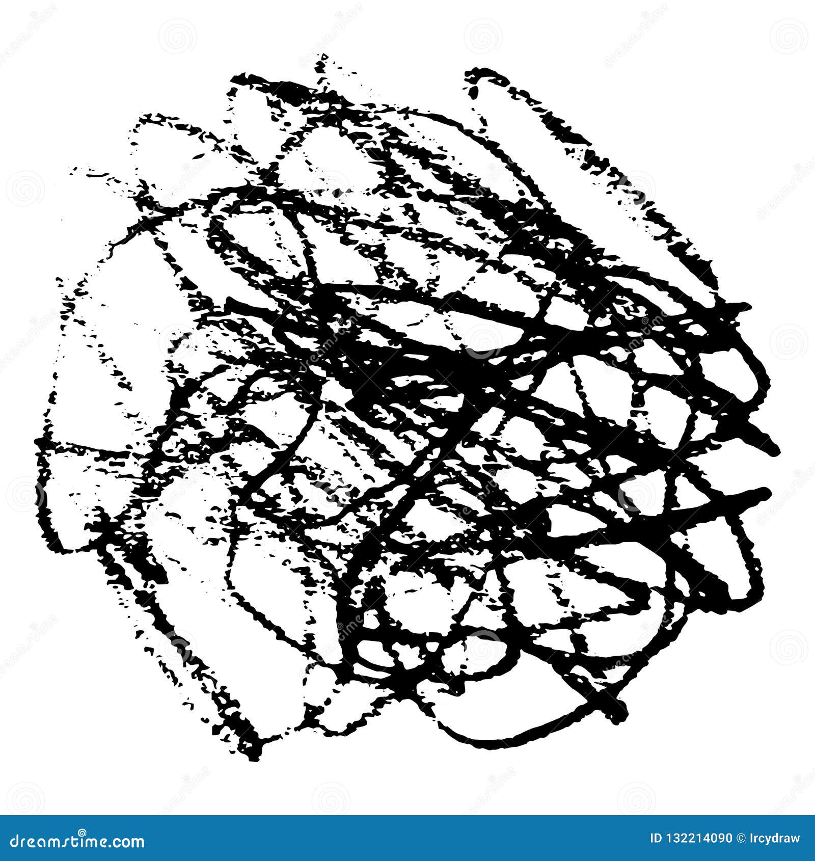 Vector Hand Drawn Texture Background Pencil Hatching Stock Vector ...