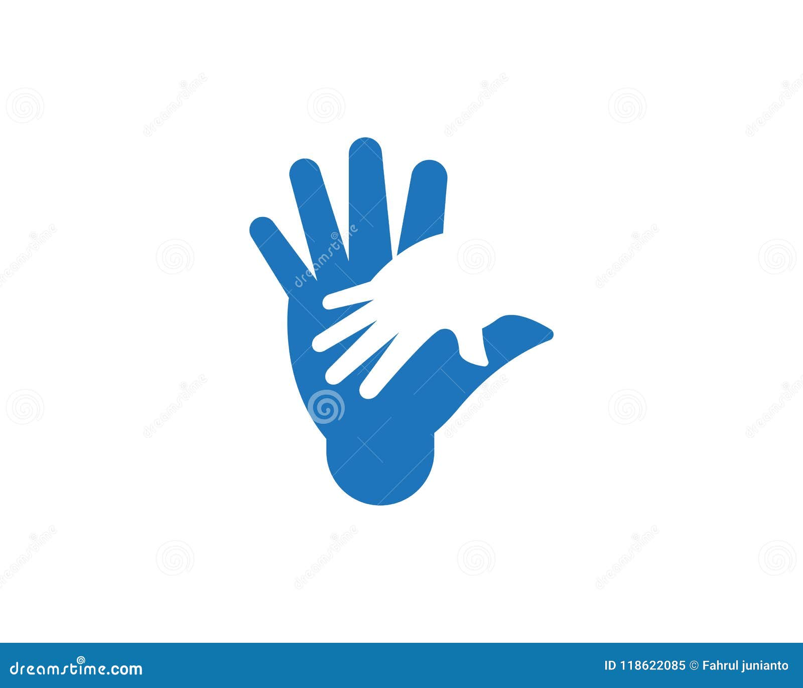 Vector - Hand Stylized Logo Stock Vector - Illustration of finger ...