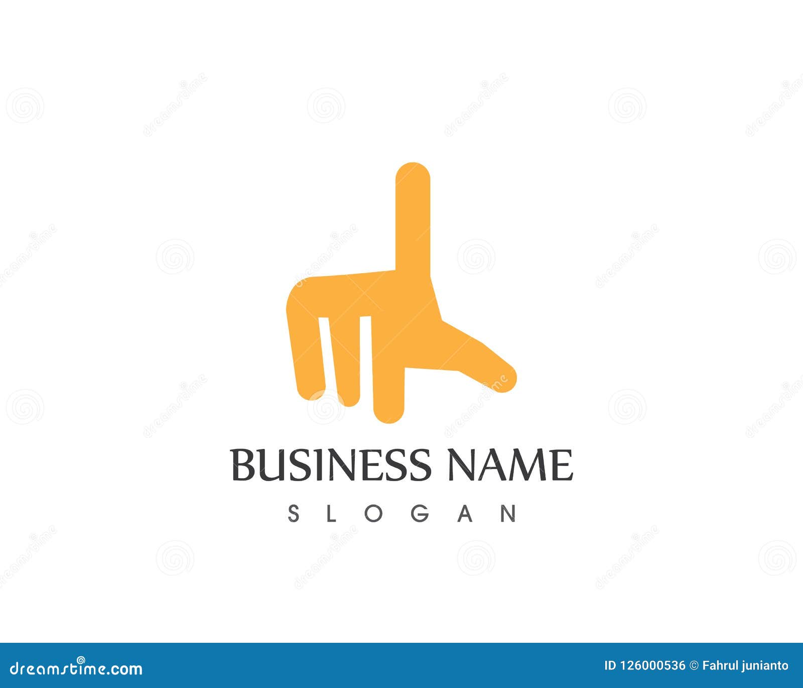 Vector - Hand Stylized Logo Stock Vector - Illustration of lines ...