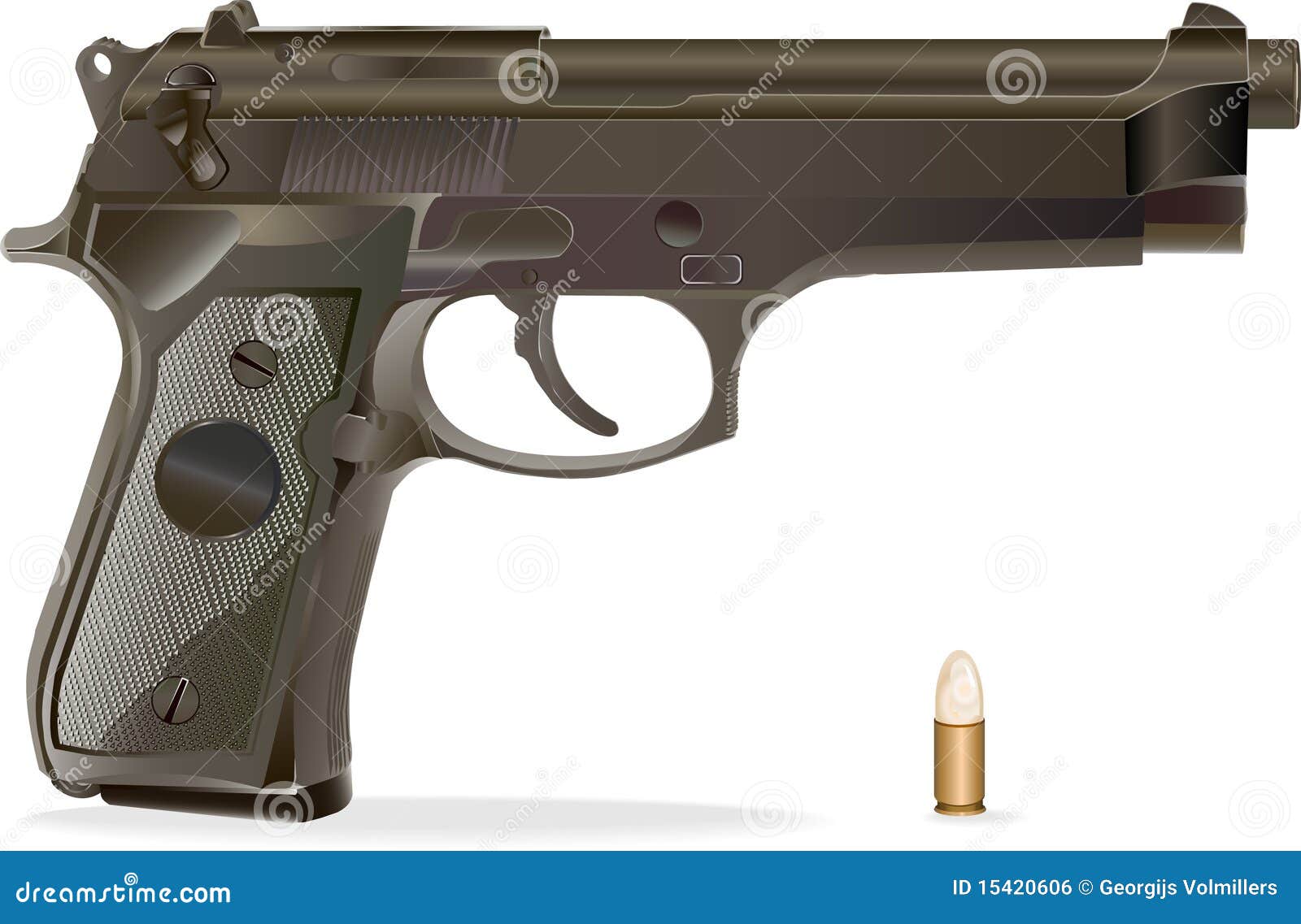 Bullet Caliber Logo Vector Illustration | CartoonDealer.com #201170700