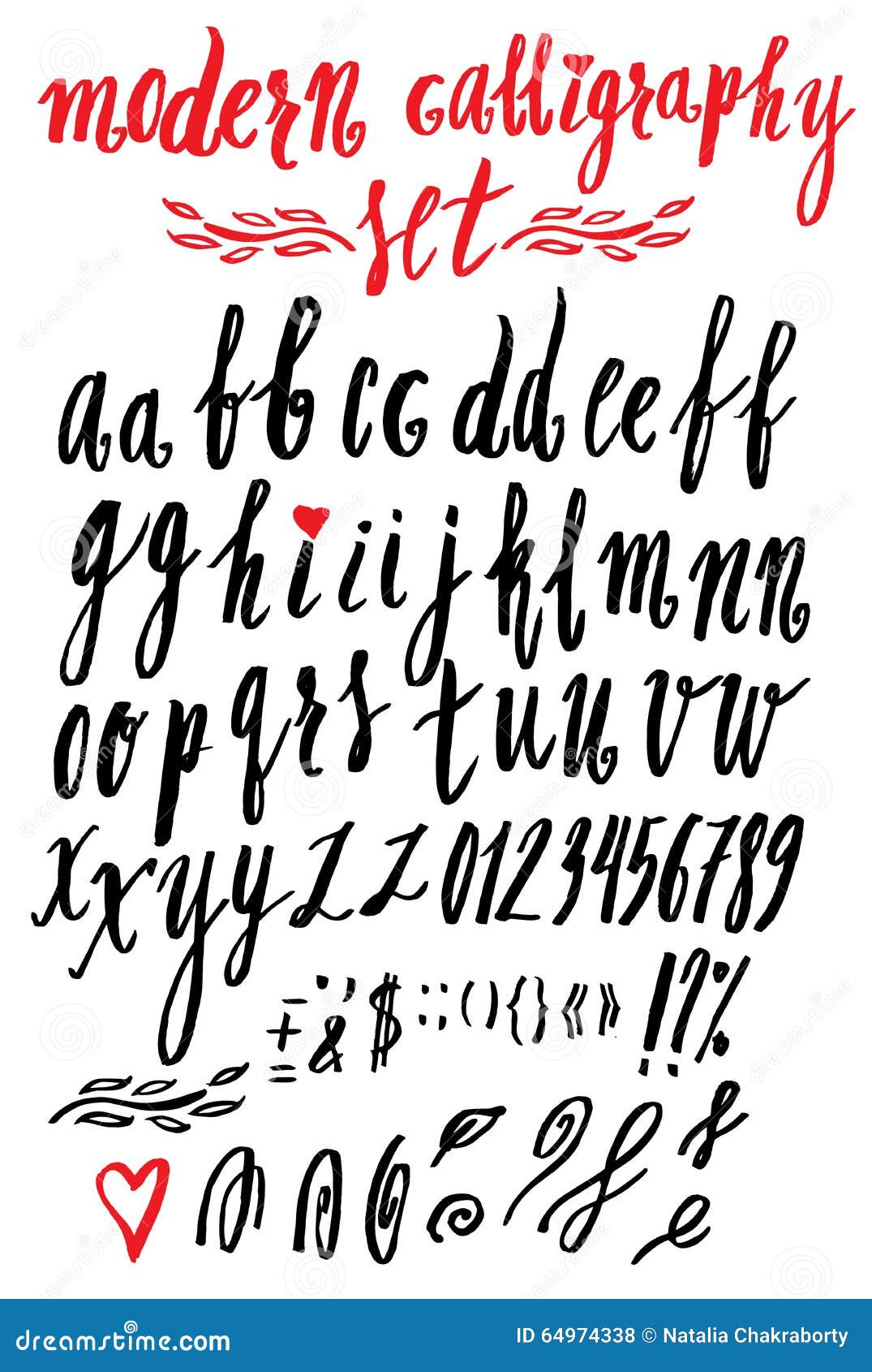 Vector Handmade Roman Alphabet Stock Vector - Illustration of design ...