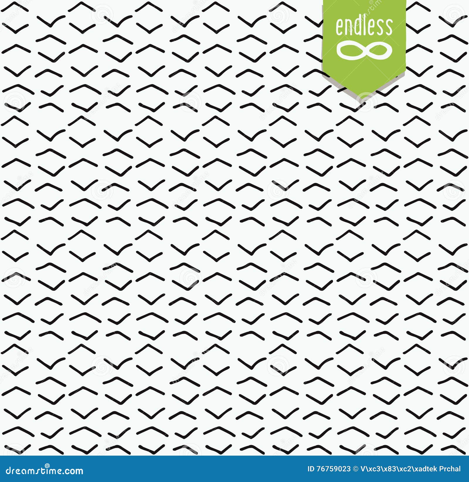 Vector Handmade Seamless Texture. Stock Vector - Illustration of ...