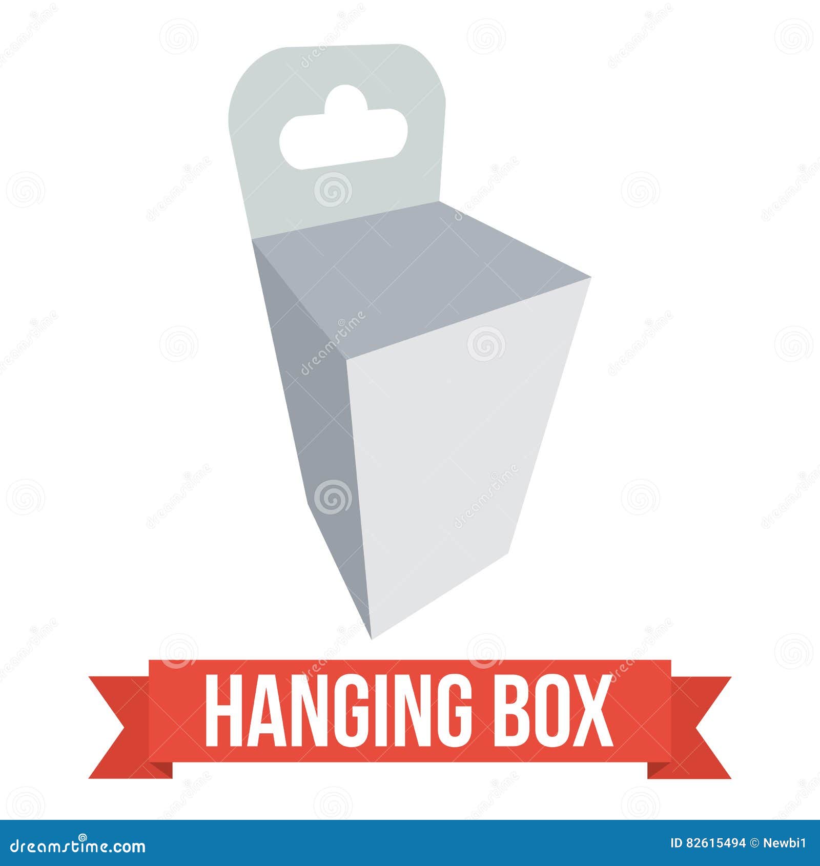Vector Hanging box stock vector. Illustration of handle - 82615494