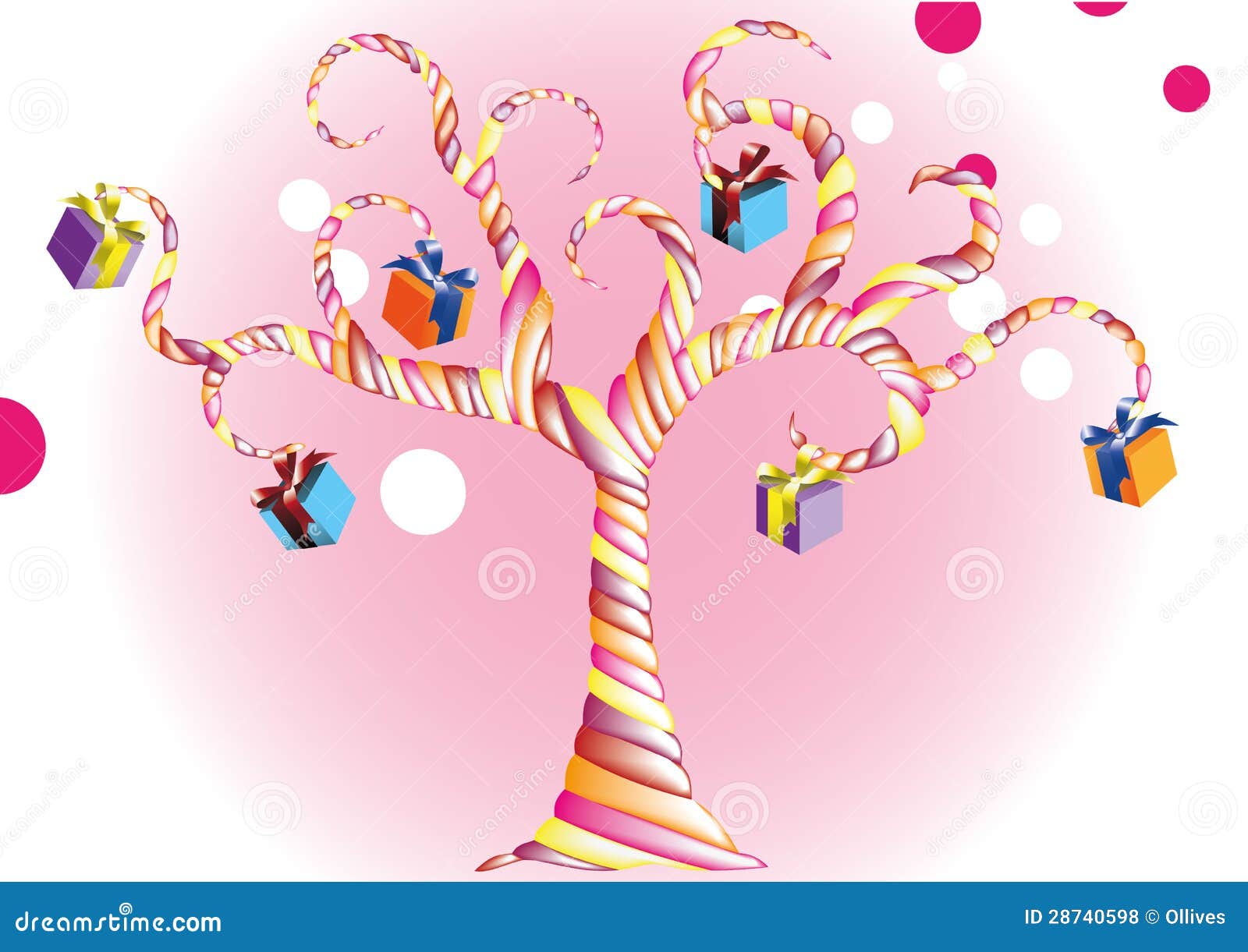 Candy Tree Logo Cartoon Vector | CartoonDealer.com #88805691