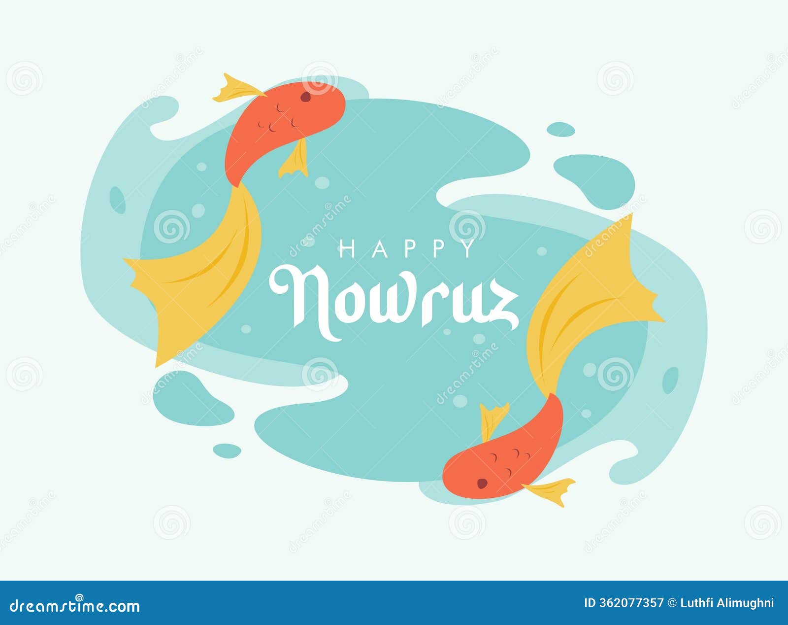 Happy Nowruz Vector Illustration Background. Spring Celebration Vector ...
