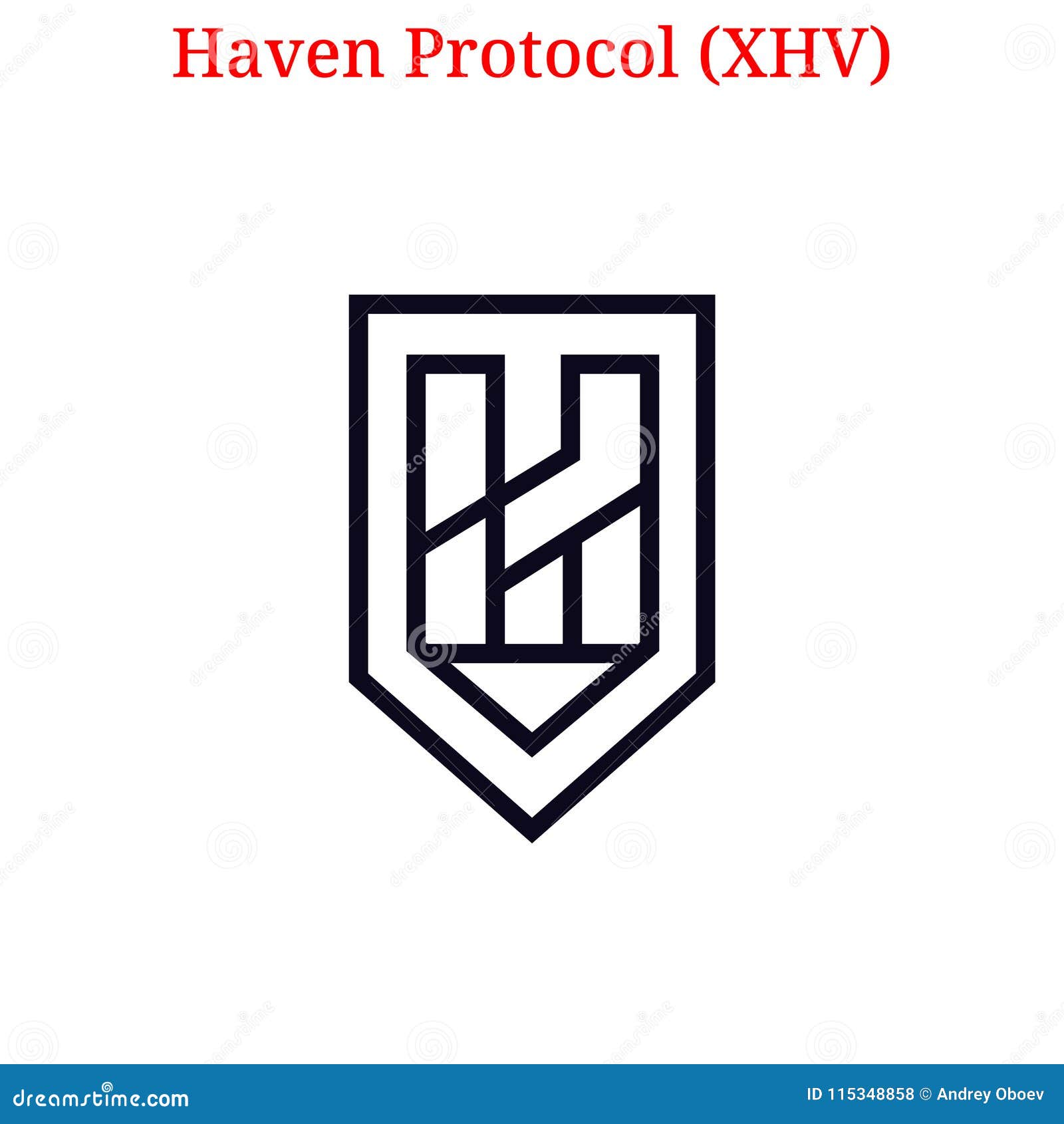 Vector Haven Protocol XHV Logo | CartoonDealer.com #115348858