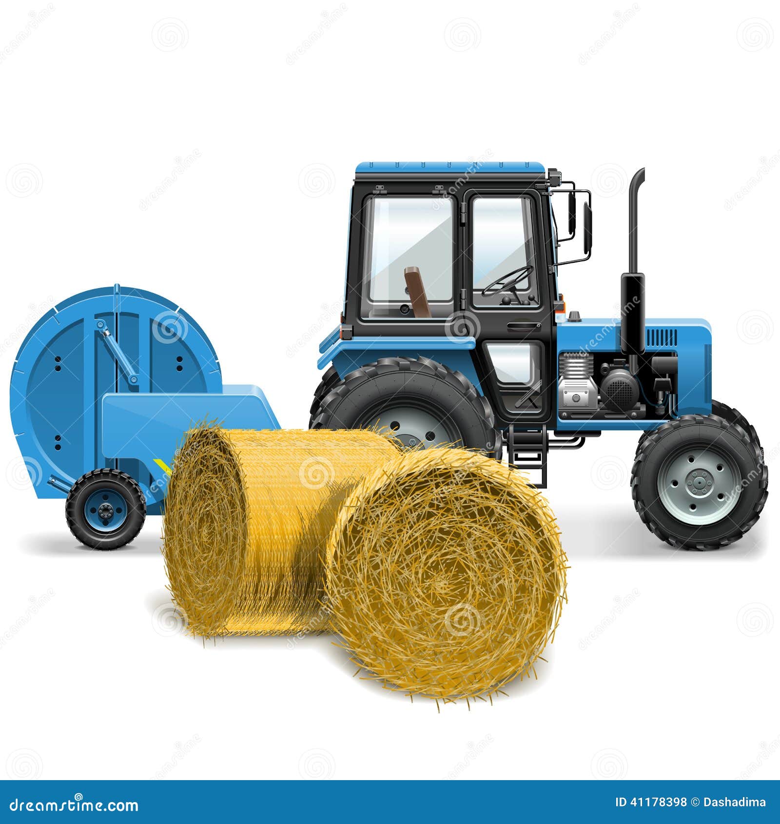 Hay Baler Stock Illustrations – 152 Hay Baler Stock Illustrations ...