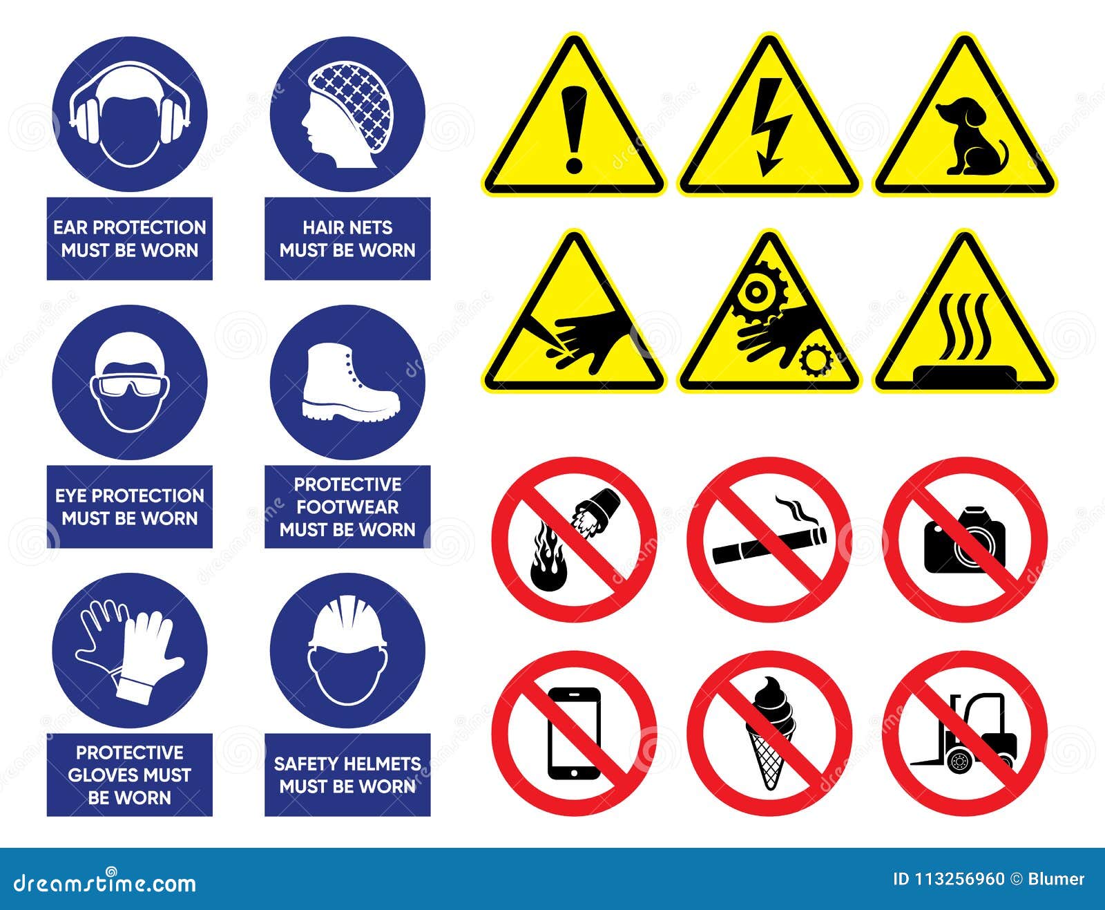 Eye Hazard Safety Symbol