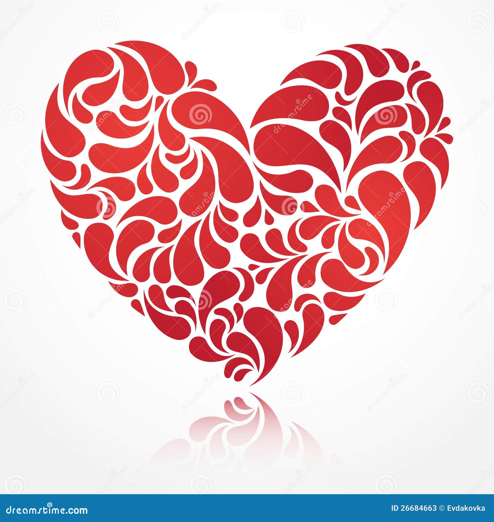 Vector heart stock vector. Illustration of celebration - 26684663