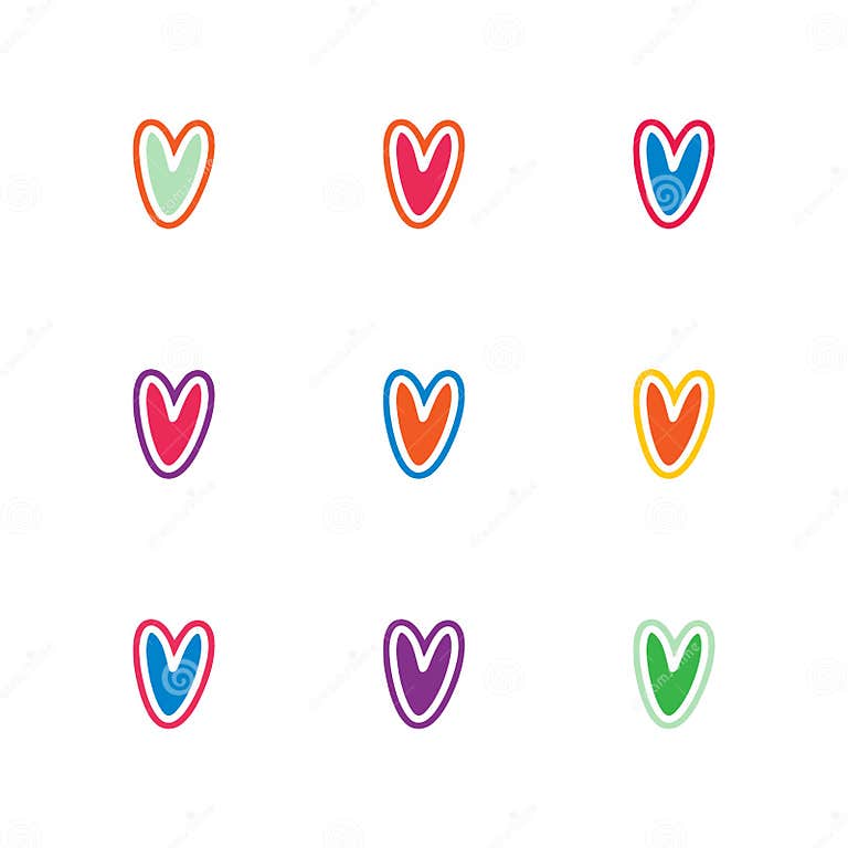 Vector Heart Background. Geometry Pattern Batik Graphic Stock Vector ...