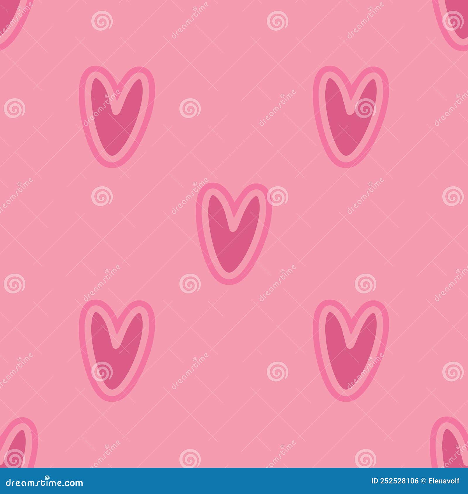 Vector Heart Background. Geometry Pattern Batik Graphic Stock Vector ...