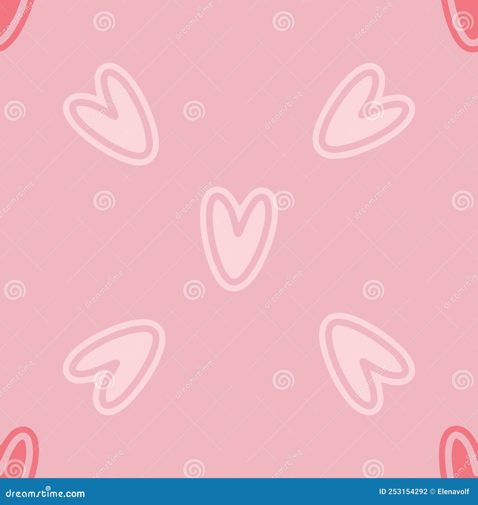 Vector Heart Background. Geometry Pattern Batik Graphic Stock Vector ...