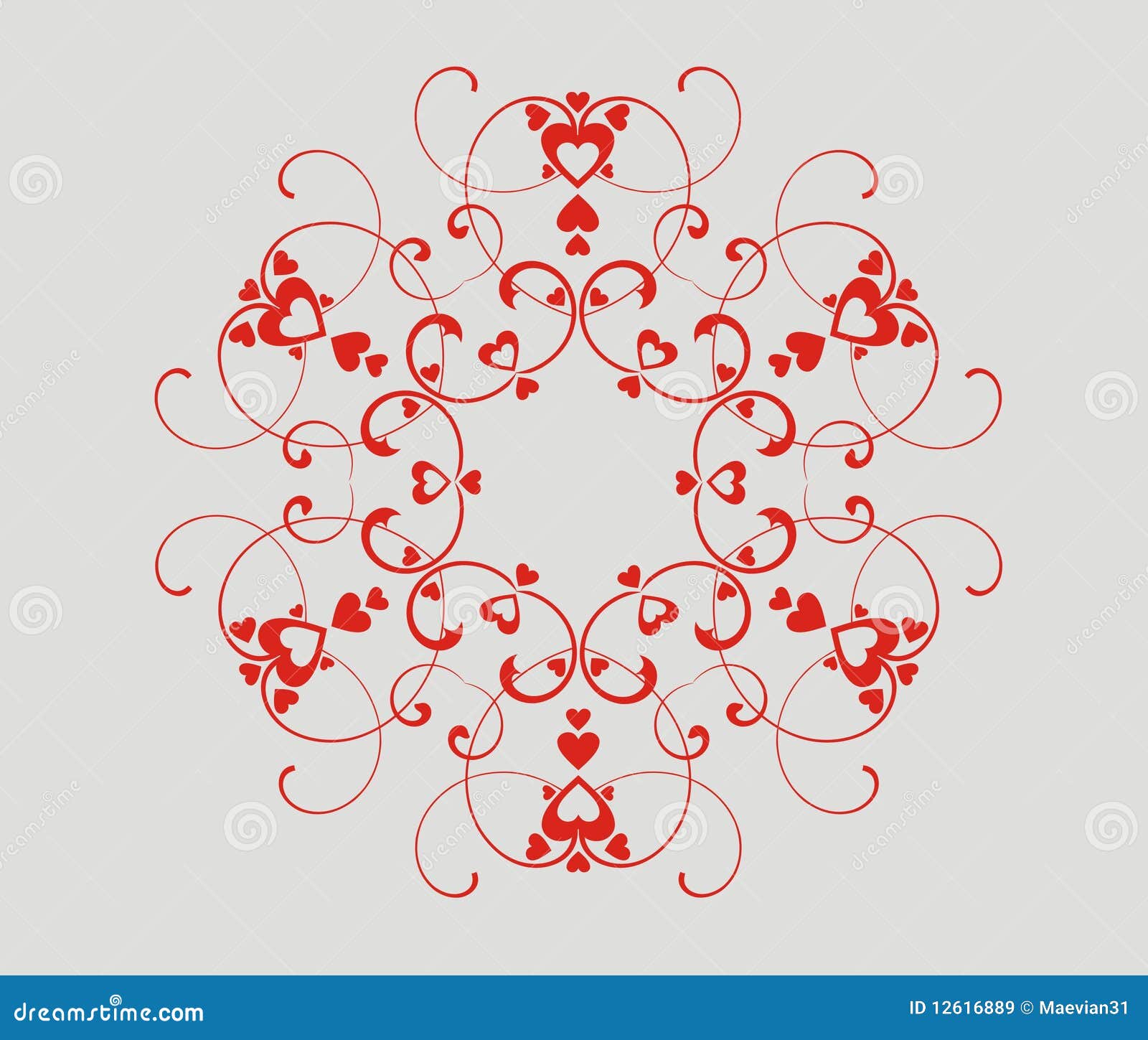 Vector Heart Design Element Stock Vector - Illustration of hexagonal ...