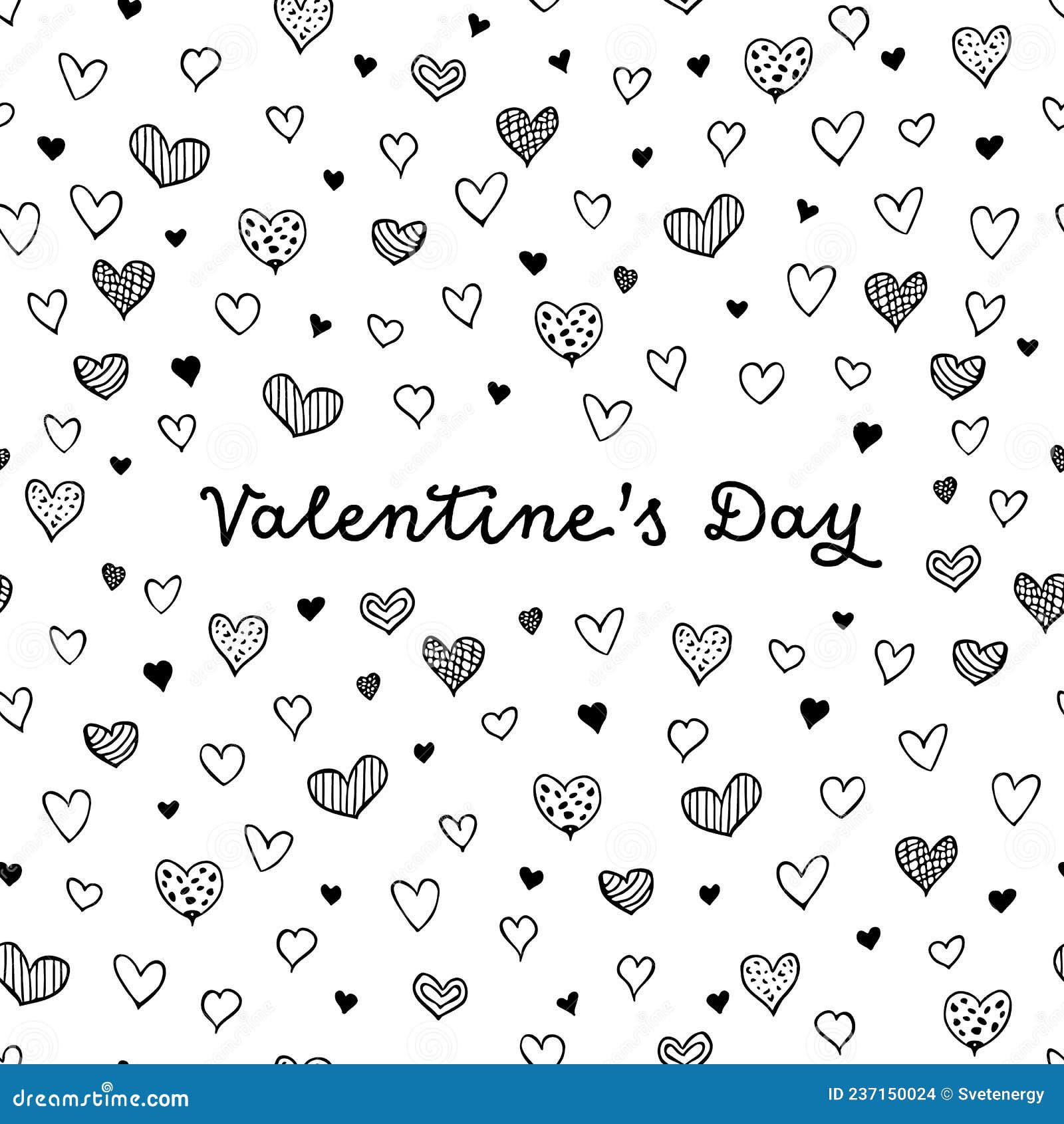 Vector of the Heart. Hand-drawn Cartoon Cute Doodle Design Isolated on ...