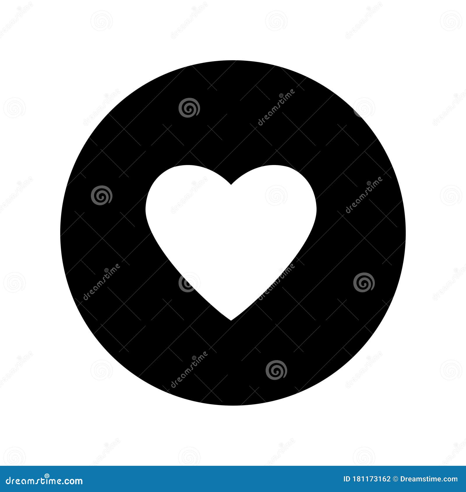 Vector Heart Icon. Logo. Pictogram Stock Vector - Illustration of ...