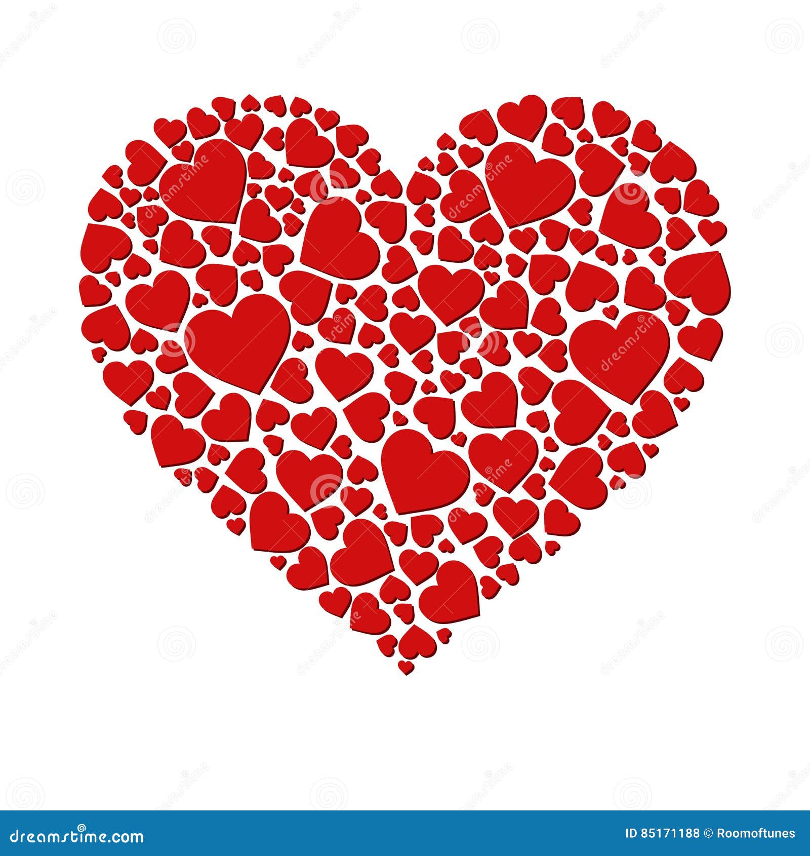 Small Hearts Sign, Seamless Pettern On A Transparent Background ...