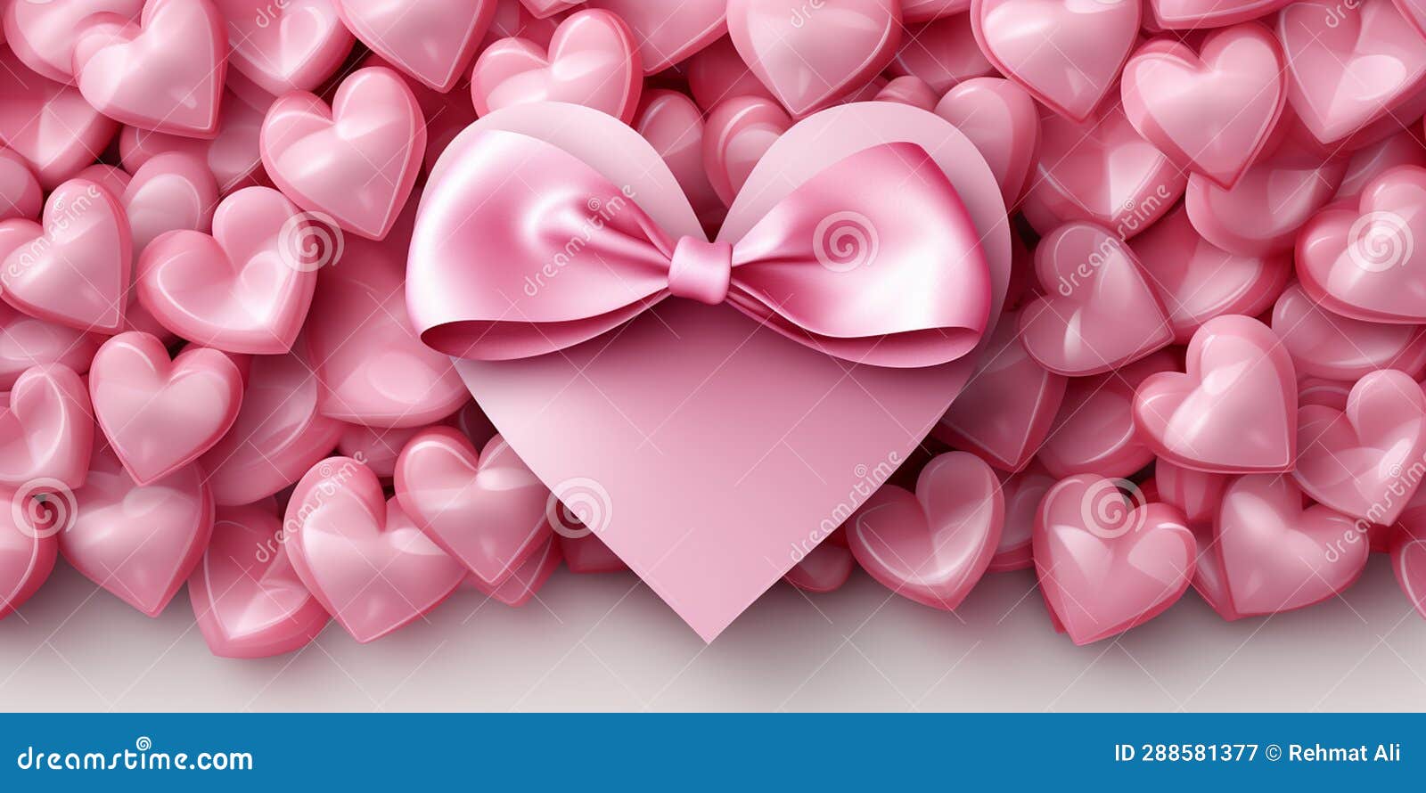 Vector Heart from Pink Ribbon 3d Rendering, 4k Ultra Hd Stock ...