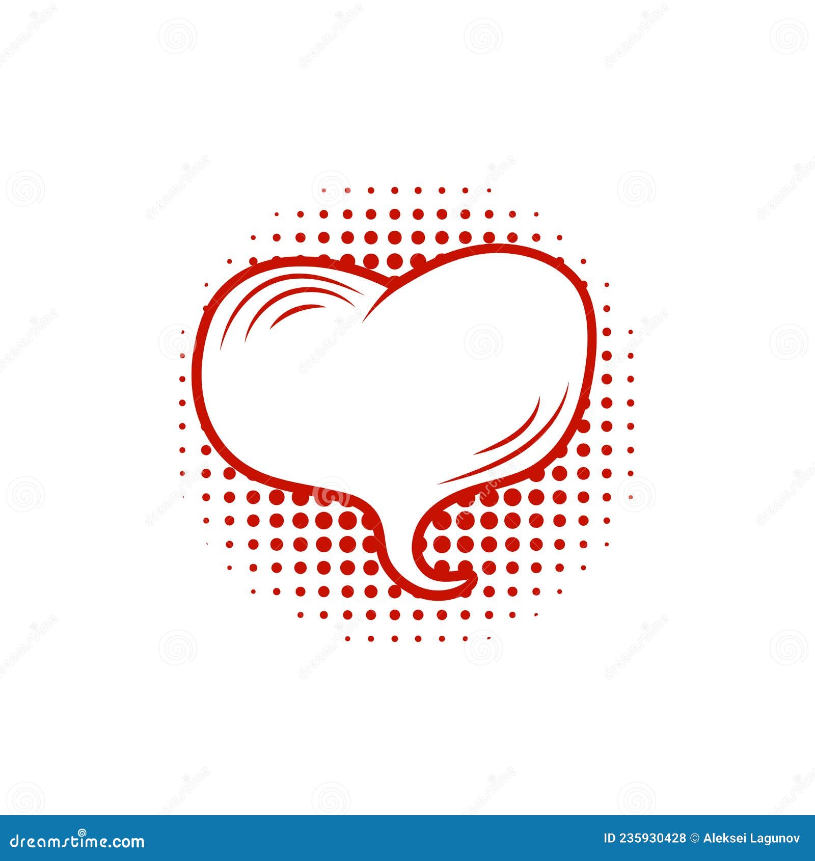 Vector Heart Shaped Bubble Isolated on Light Transparent Background ...