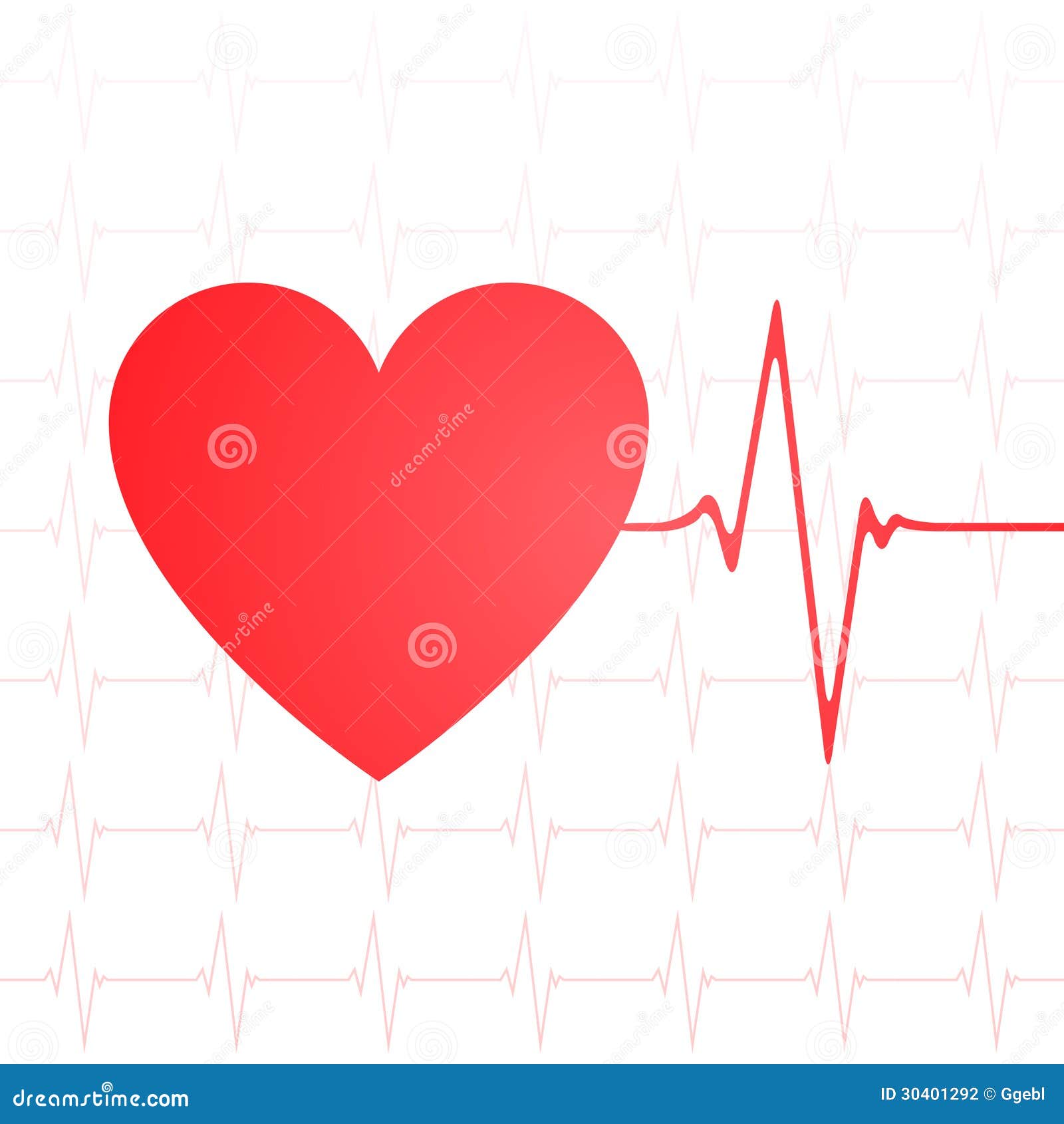 Vector Heartbeat Background Stock Vector - Illustration of rounded ...