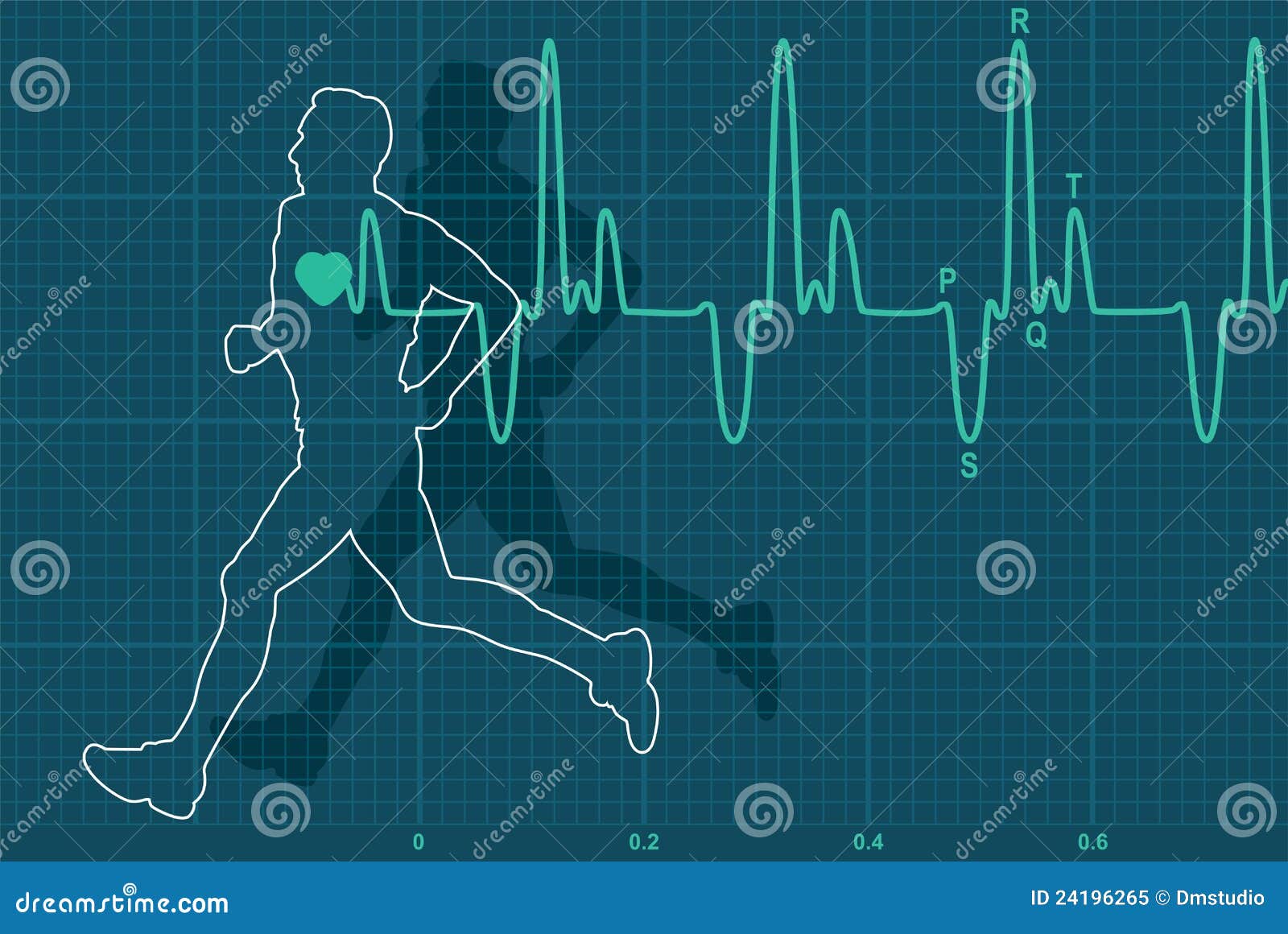 Electrocardiogram EKG Royalty-Free Stock Image | CartoonDealer.com ...