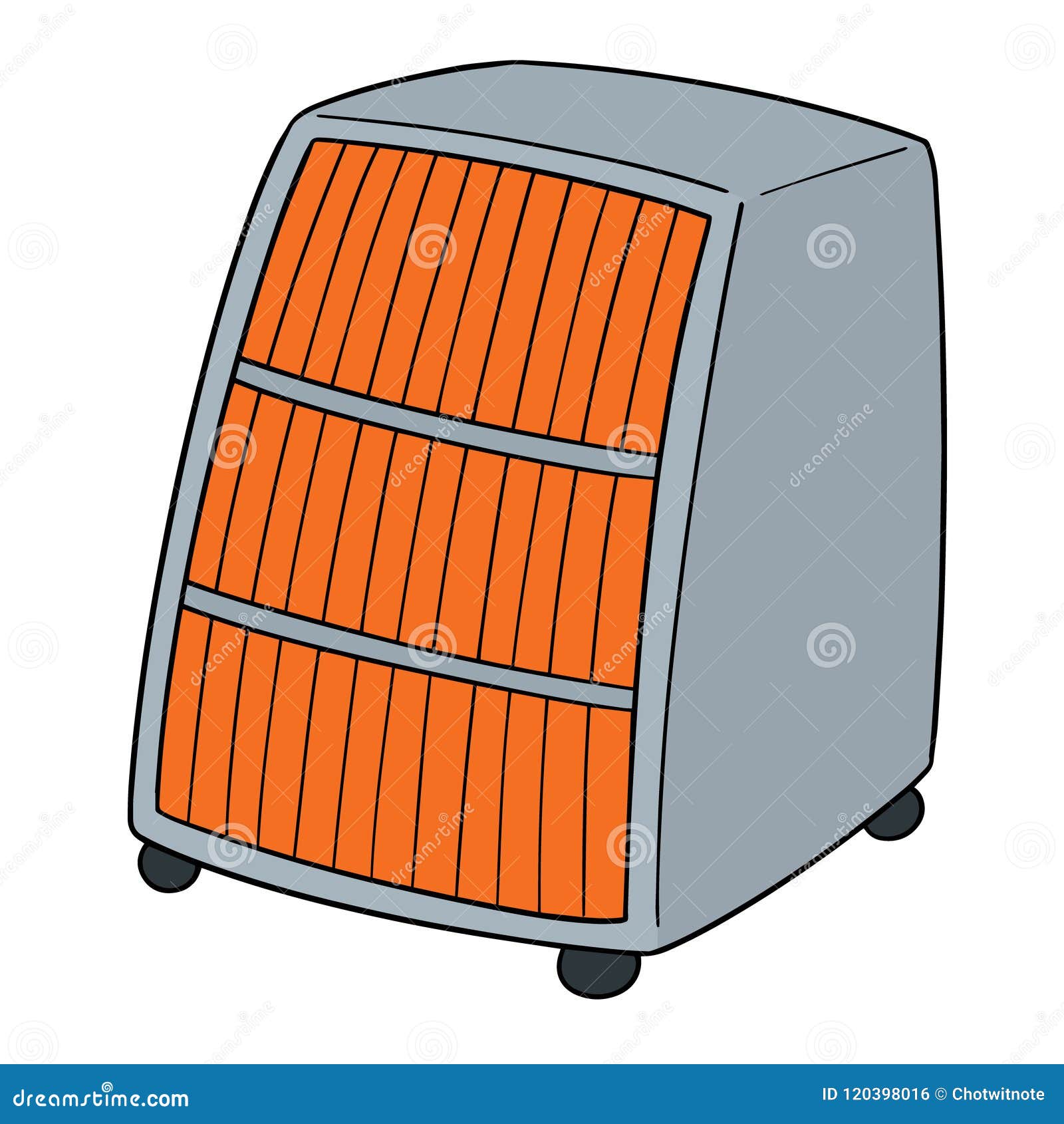 Vector of heater stock vector. Illustration of deco - 120398016