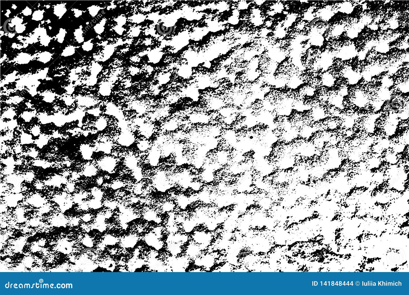 Grainy Surface Texture Vector On A White Background. Black And White ...