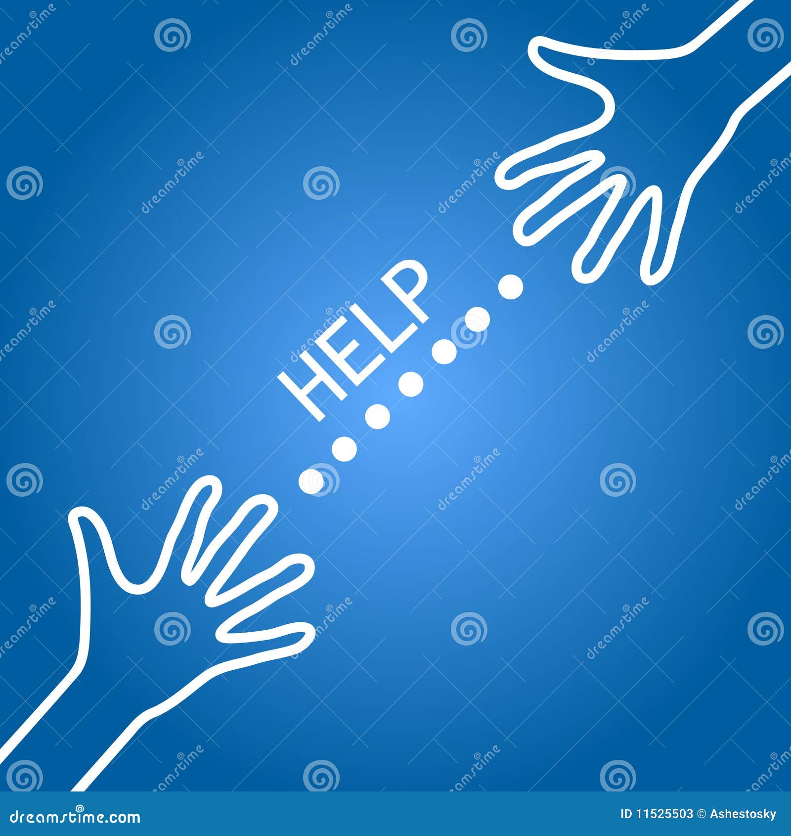 Vector help line concept stock vector. Illustration of protection ...