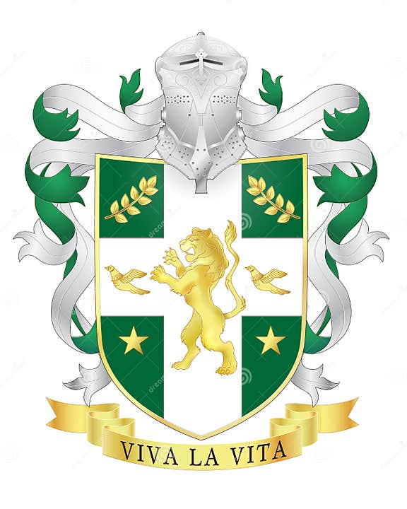 Vector Heraldic Royal Crests Coat Of Arms Stock Vector Illustration