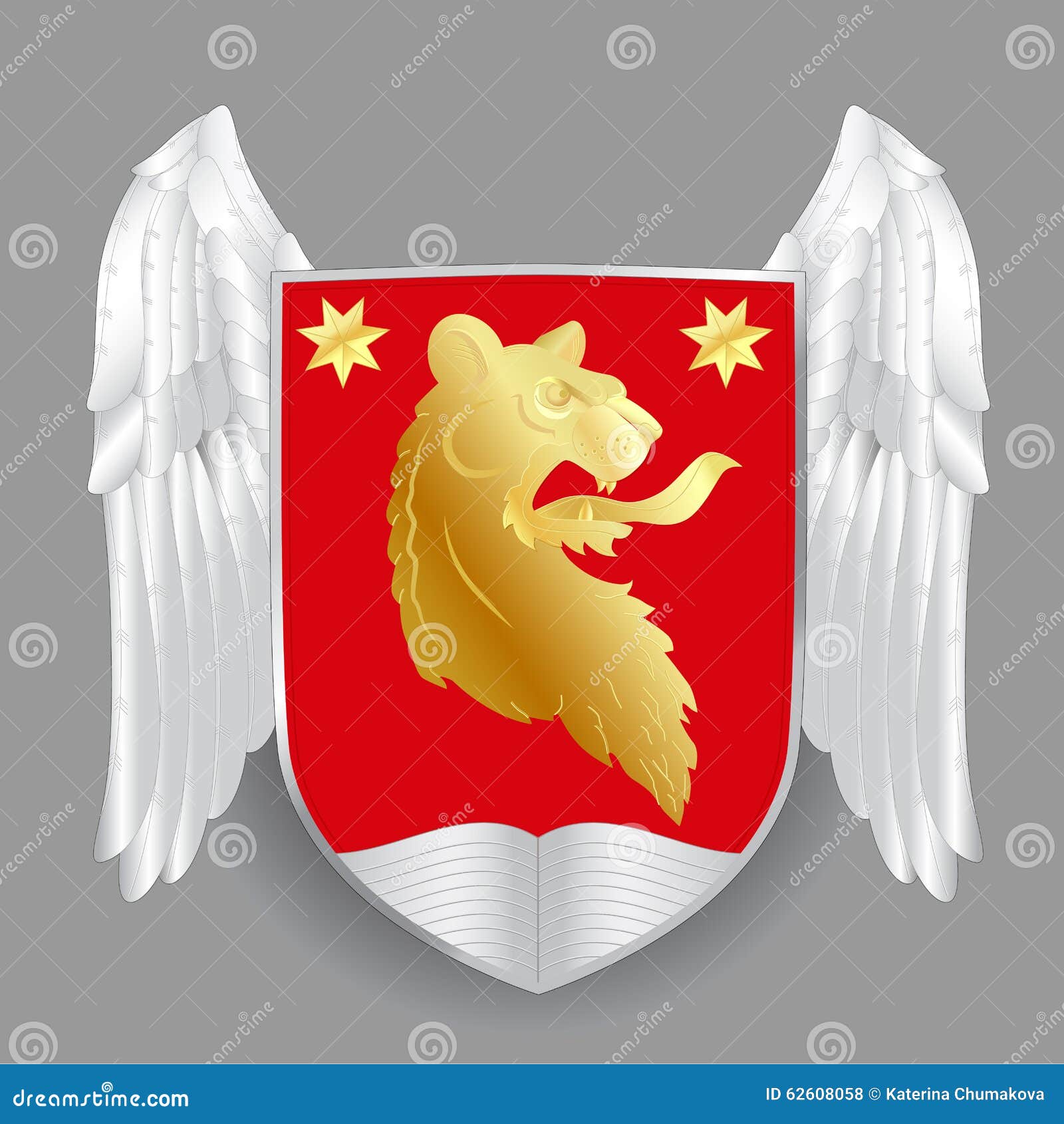 Vector Heraldic Royal Crests Coat Of Arms Stock Vector Illustration