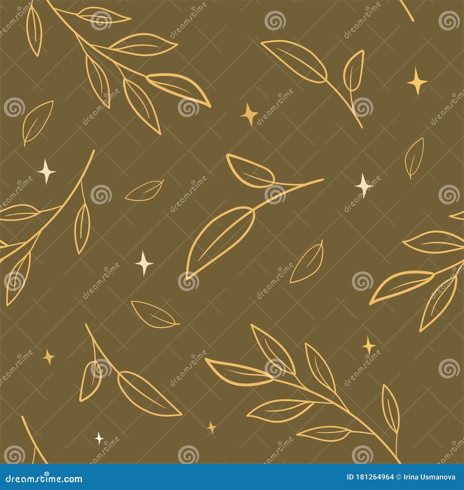 Vector Herb Pattern. Summer Illustration Stock Illustration ...
