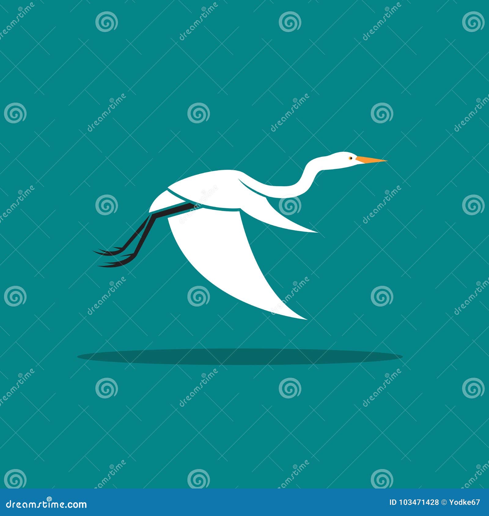 Egret Flying Stock Illustrations – 972 Egret Flying Stock Illustrations ...