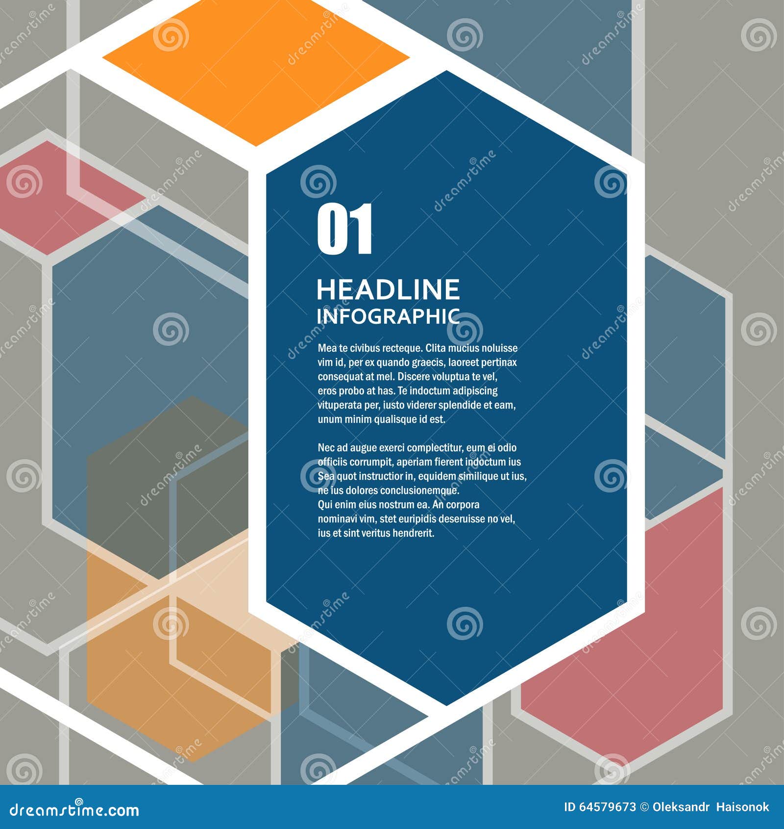 Vector Hexagon Infographics Set. Template for Diagram and Presentation ...