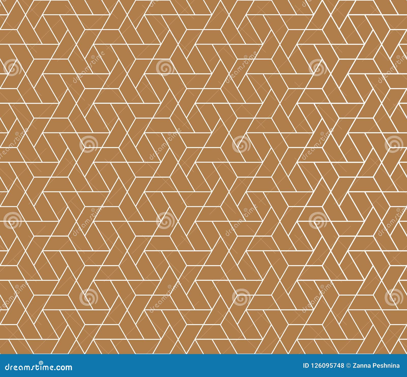 Vector Hexagon Seamless Pattern Repeating Geometric Triangular Grid