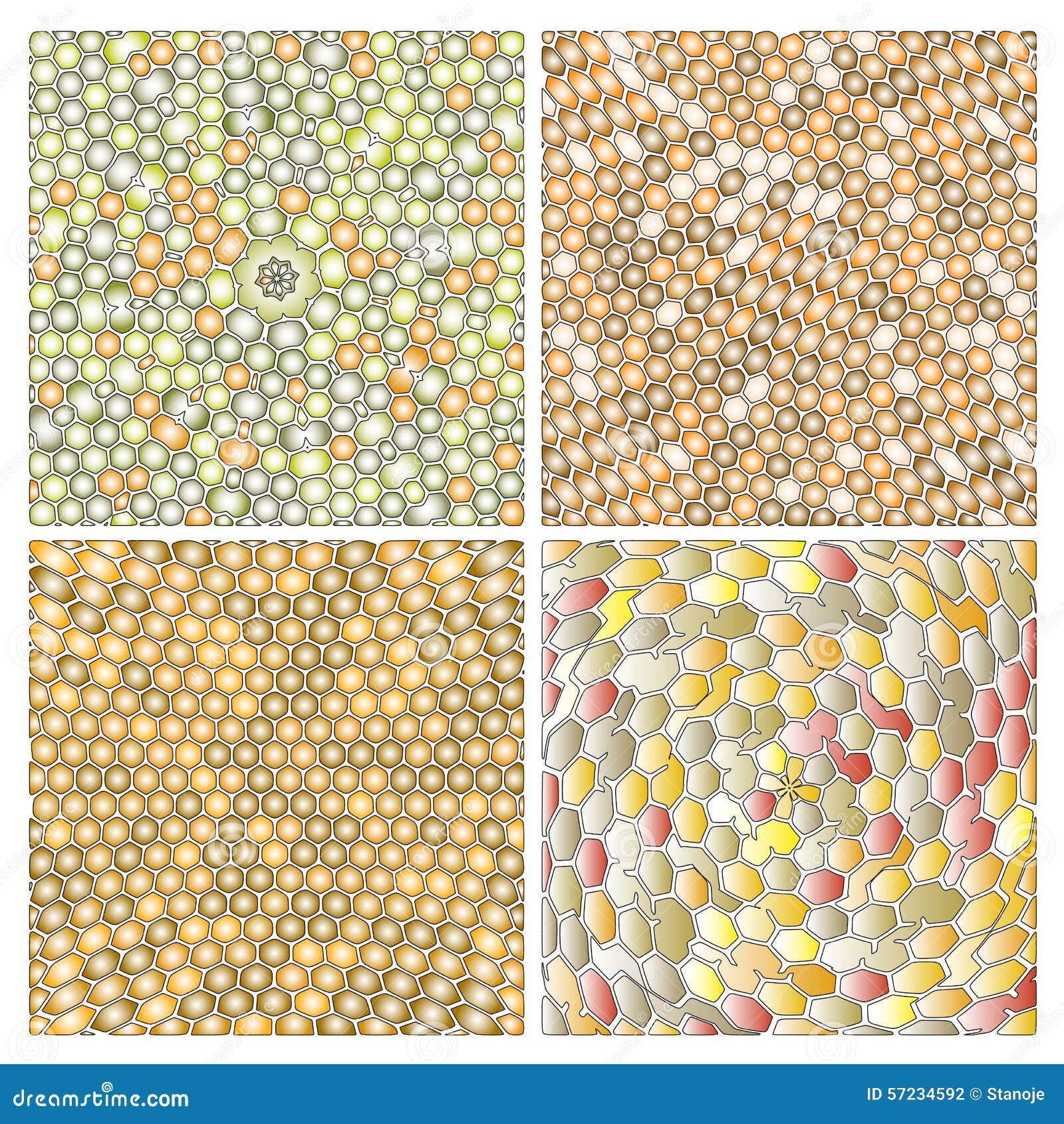 Vector hexagon tile stock vector. Illustration of flagstone - 57234592