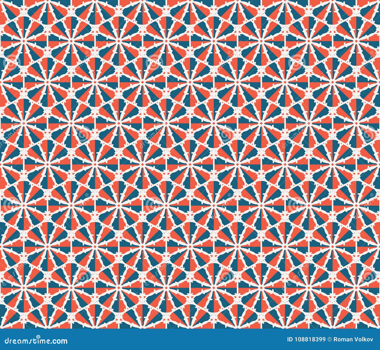 Vector Hexagonal Geometric Pattern Stock Vector - Illustration of ...