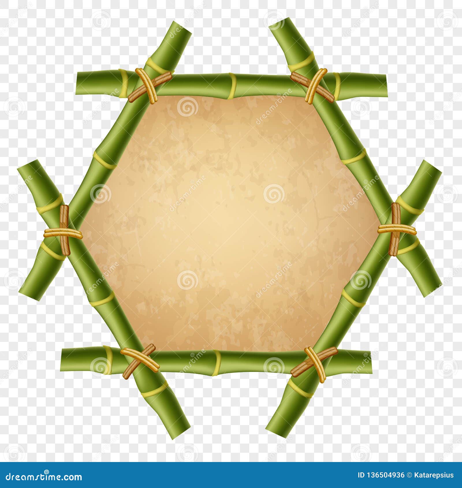 Hexagonal Chinese Knot Made Of Crossed Colored Wires Traditional