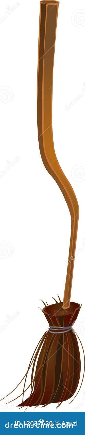 Vector hexenbesen stock illustration. Illustration of collection - 12037630