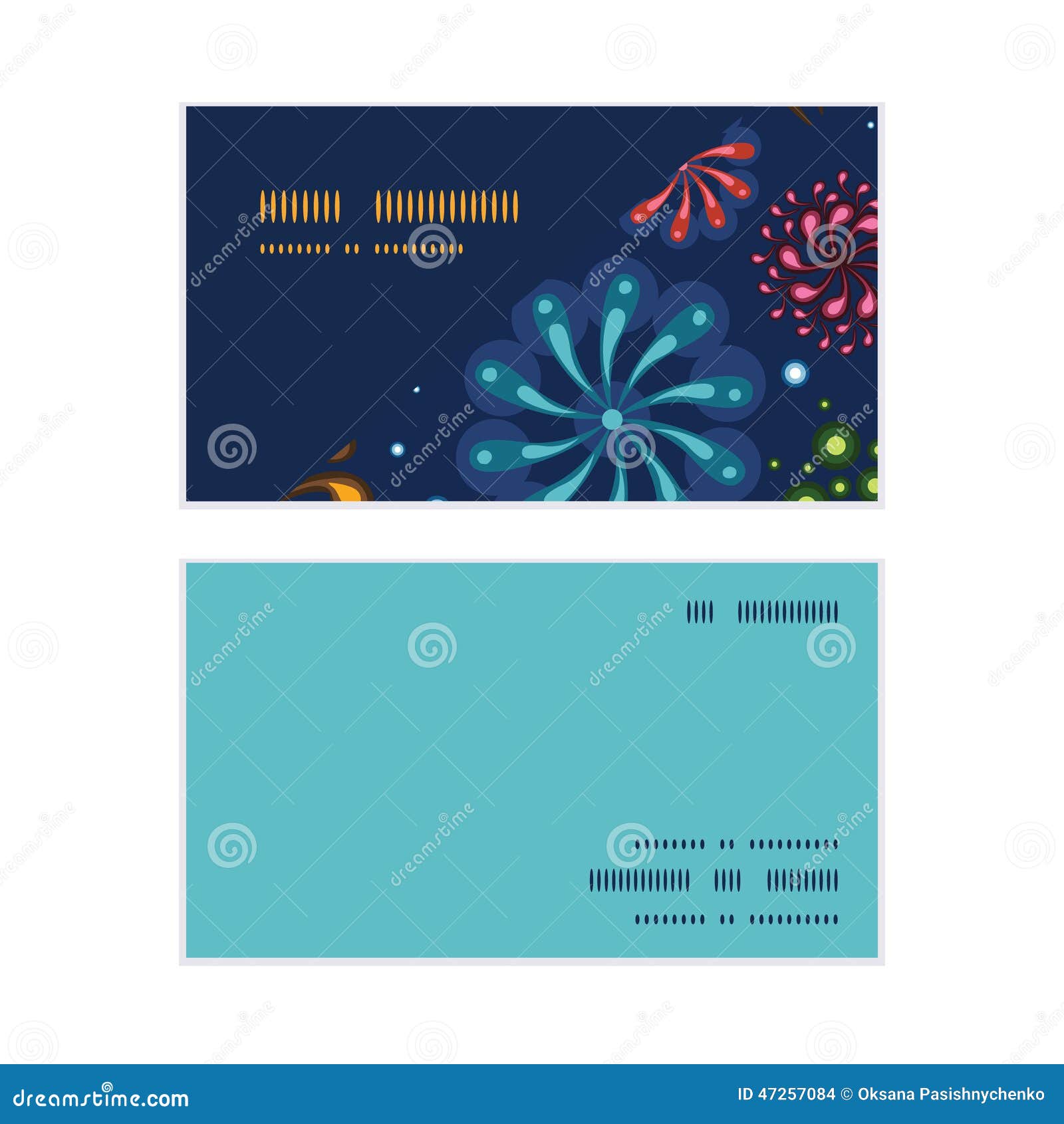 Vector Holiday Fireworks Horizontal Corner Frame Stock Vector ...