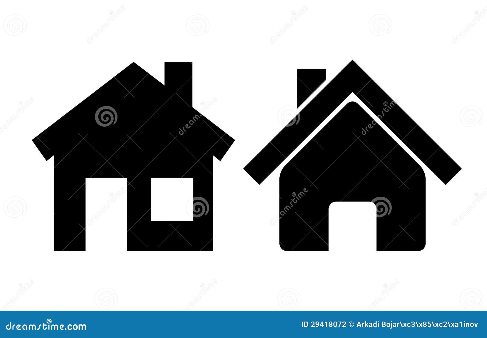 Vector home icon stock vector. Illustration of construction - 29418072