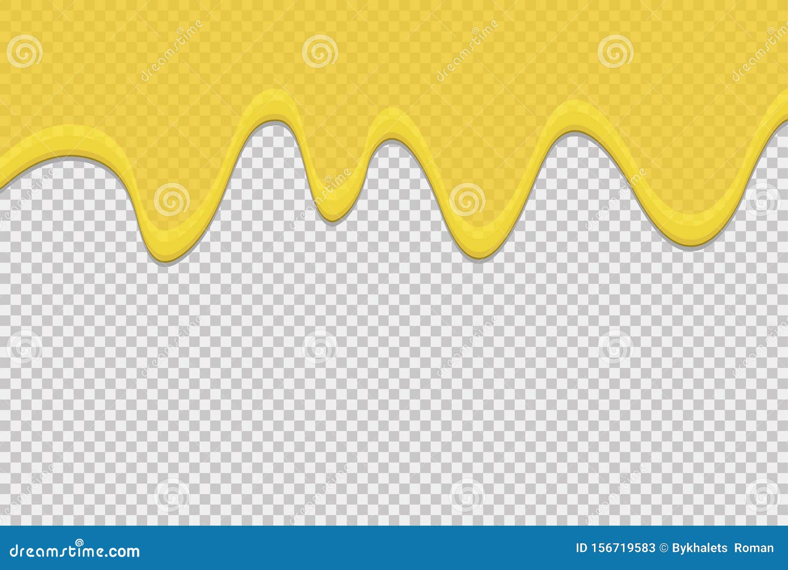 Vector Honey Wave of Honey Tasty Food Transparent Background Stock Illustration - Illustration ...