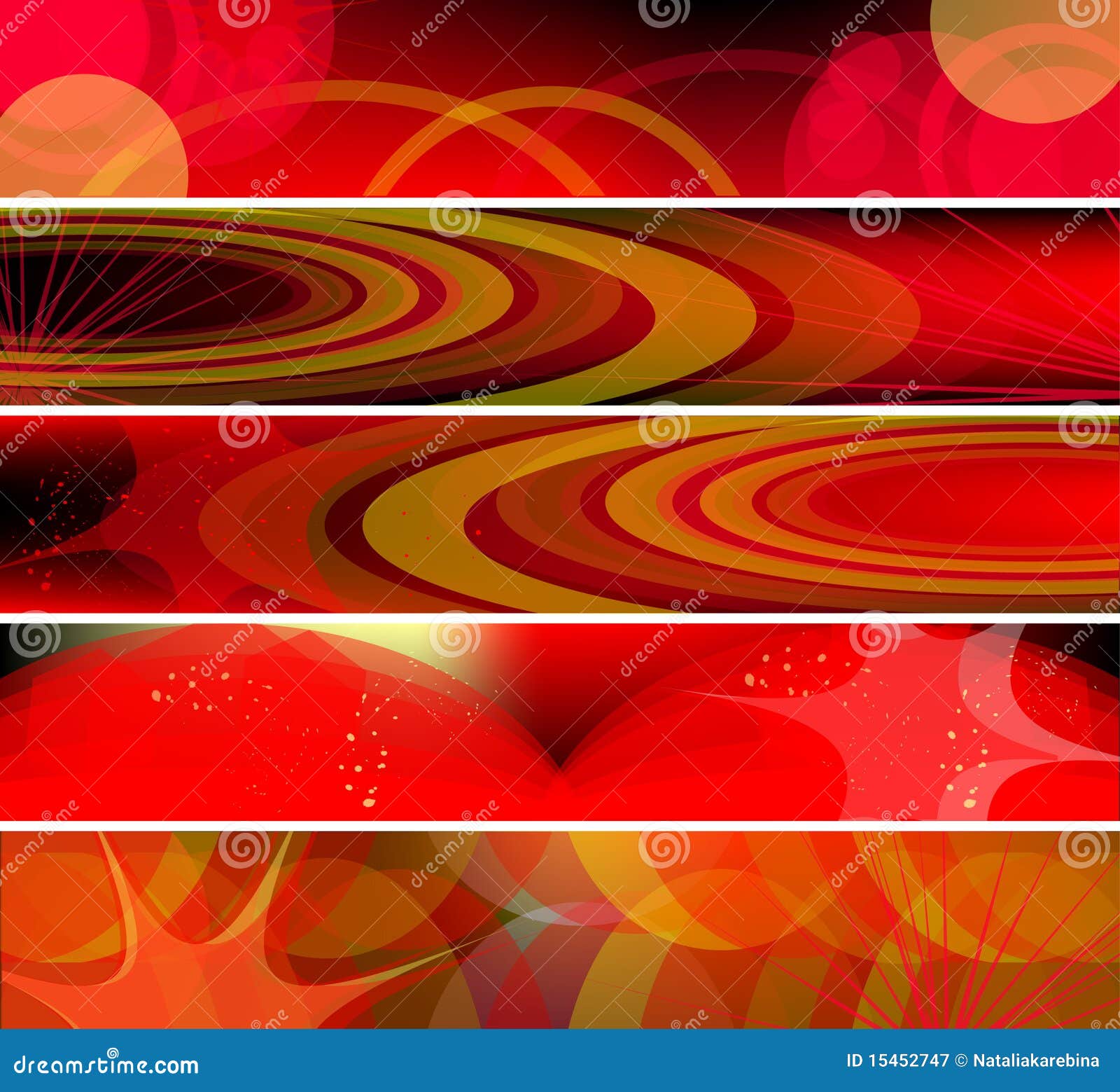 Vector Horizontal Banner stock vector. Illustration of element - 15452747
