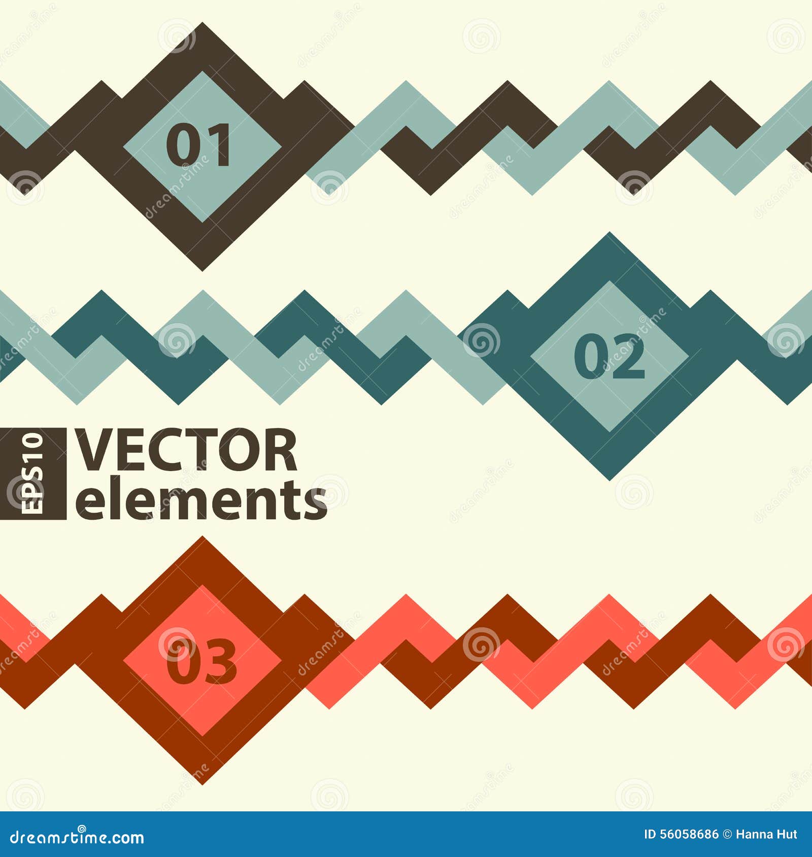 Horizontal Elements Decoration Vector | CartoonDealer.com #43155397