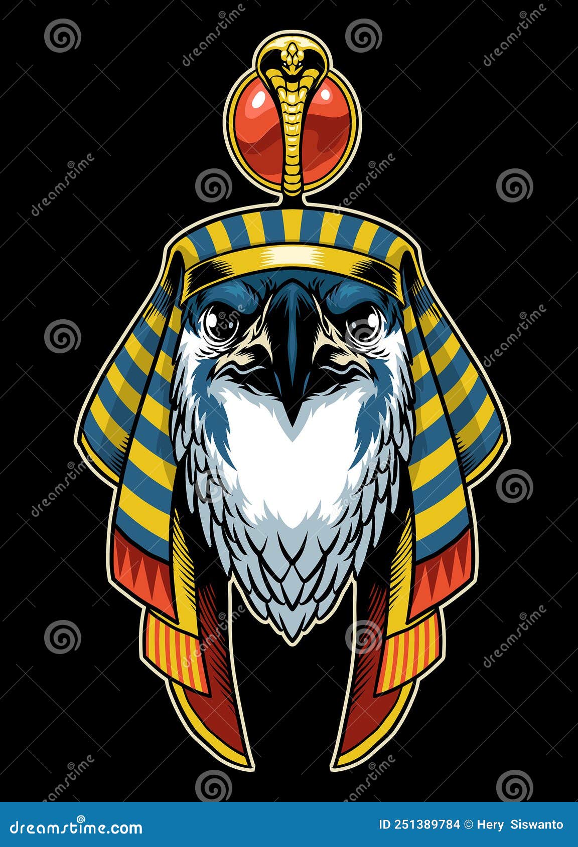 Horus Head Mecha Mascot. Esport Logo Design Vector Illustration ...