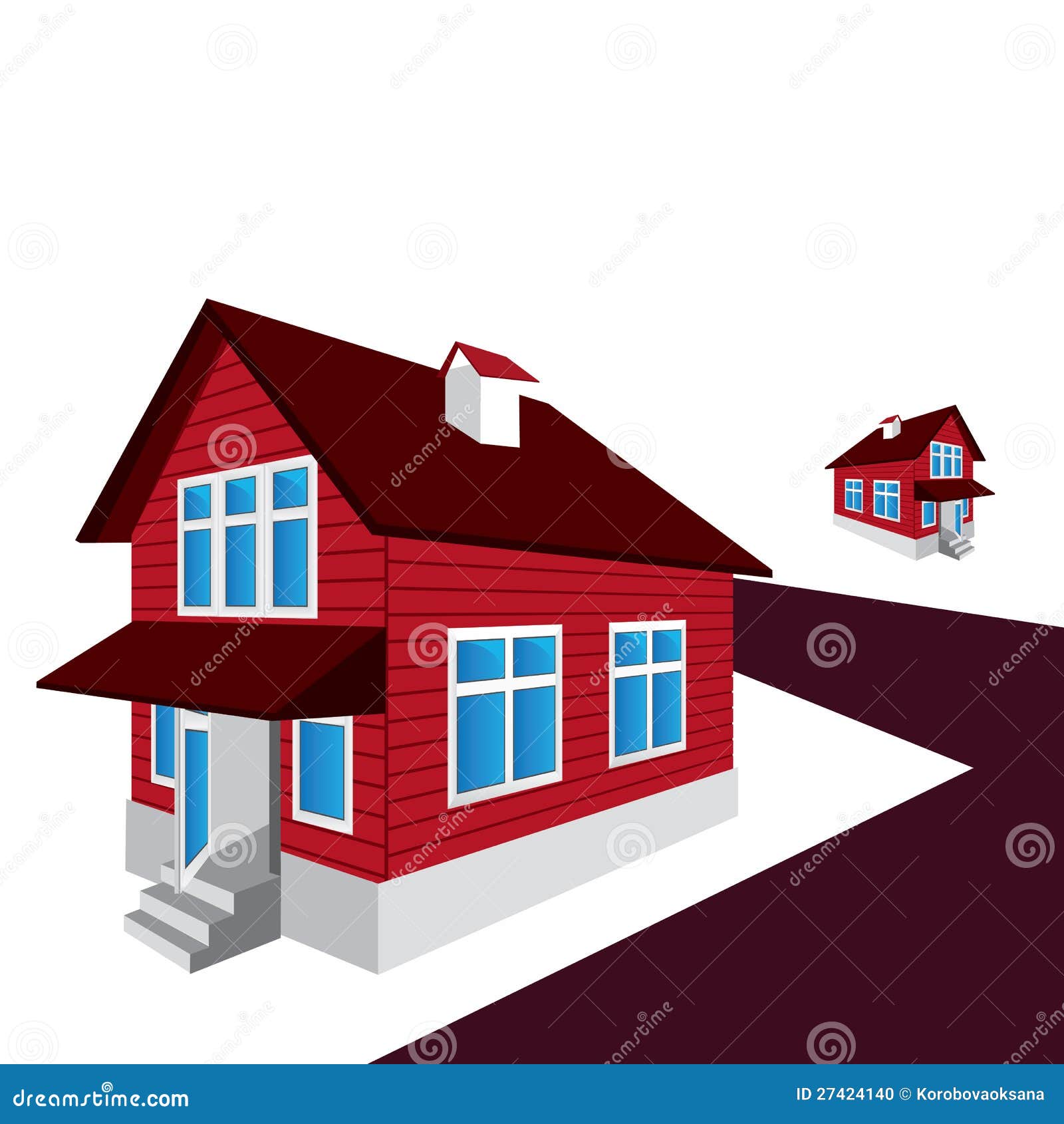 Vector house, architecture stock vector. Illustration of modern - 27424140